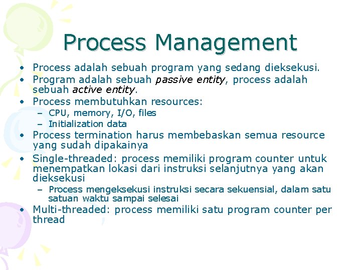 Sistem Operasi 1 Struktur Sistem Komputer Komponen Dasar