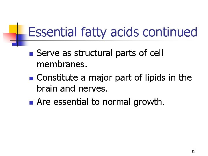 Lipids Basic Human Nutrition Lecture 4 Elisabeth Strachan