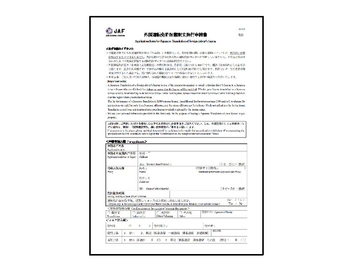 Converting to a Japanese Drivers License Tips Before