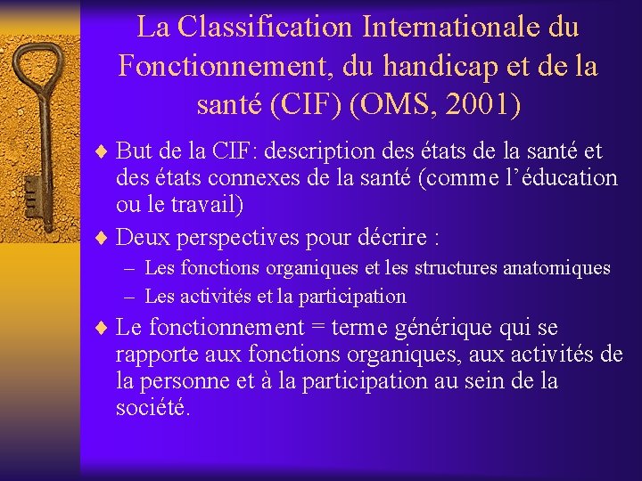 Processus de classification en APA Master 2 RAPA