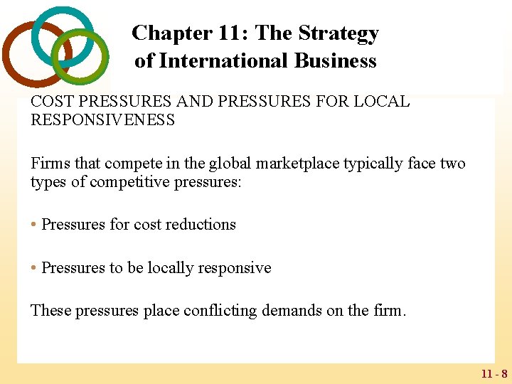 chapter 11 The Strategy of International Business Mc