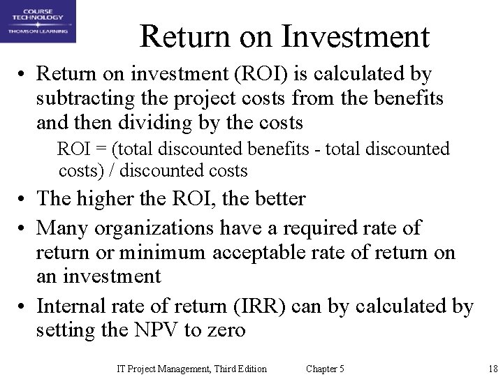 Chapter 5 Project Scope Management IT Project Management