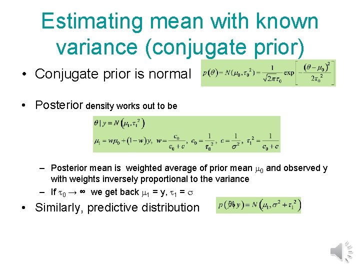 Bayesian inference review Objective estimate unknown parameter q