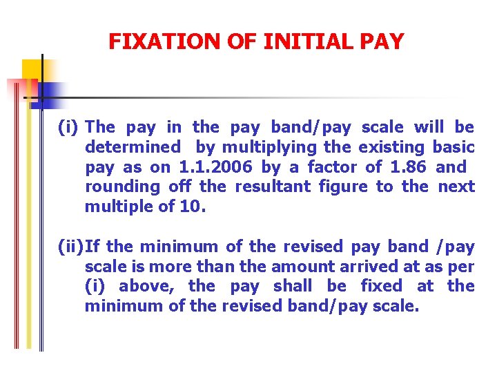RAILWAY SERVICE REVISED PAY RULES2008 Revised Pay structure