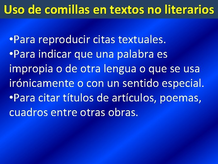 Uso de puntos suspensivos y comillas en textos