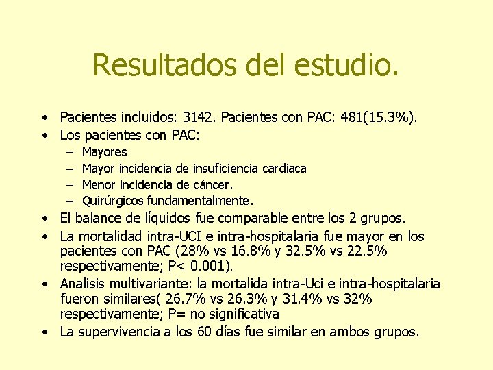 Uso clnico del PAC Diagnostico Diagnostico diferencial del