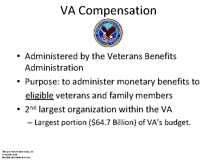 VA Disability Compensation and Healthcare An Introduction An