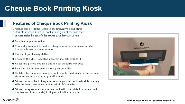Iserve Cheque Book Printing Kiosk Bricks Clicks and