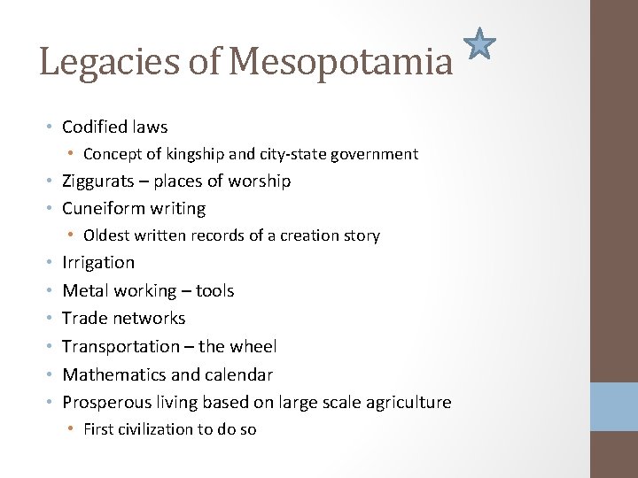Mesopotamia The Cradle of Civilization Significance of Mesopotamia