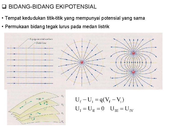 BAB 4 POTENSIAL LISTRIK q ENERGI POTENSIAL LISTRIK