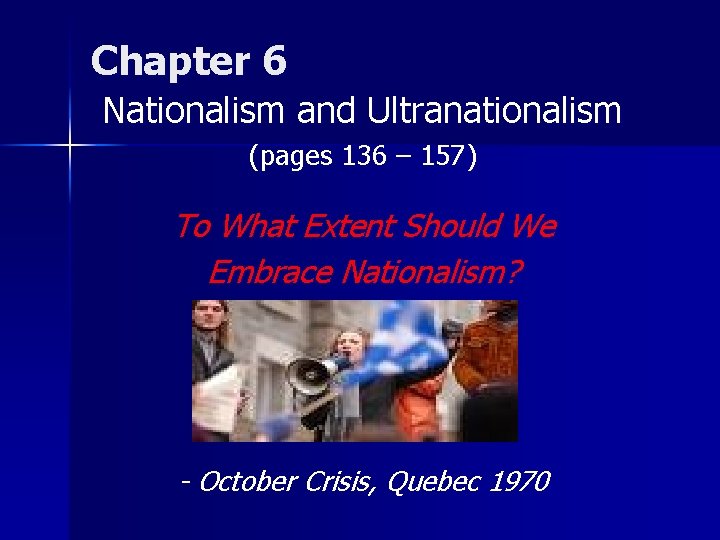 Chapter 6 Nationalism and Ultranationalism pages 136 157