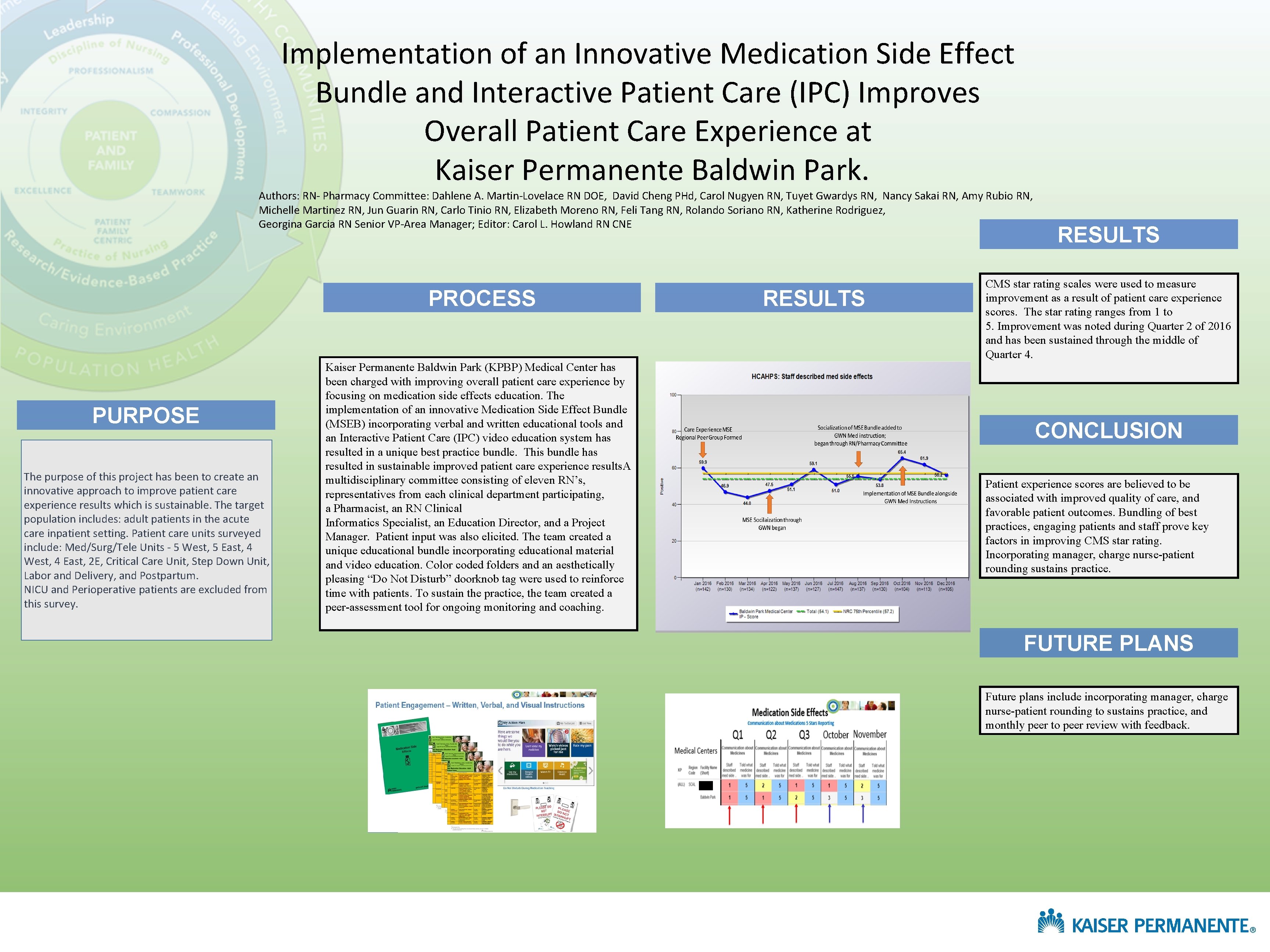Implementation of an Innovative Medication Side Effect Bundle