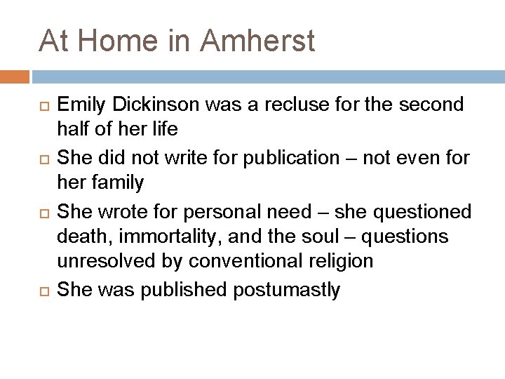 A GROWING NATION Unit 3 The American Experience