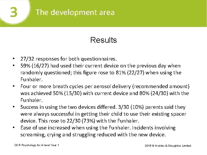 The development area Chaney et al 2004 A