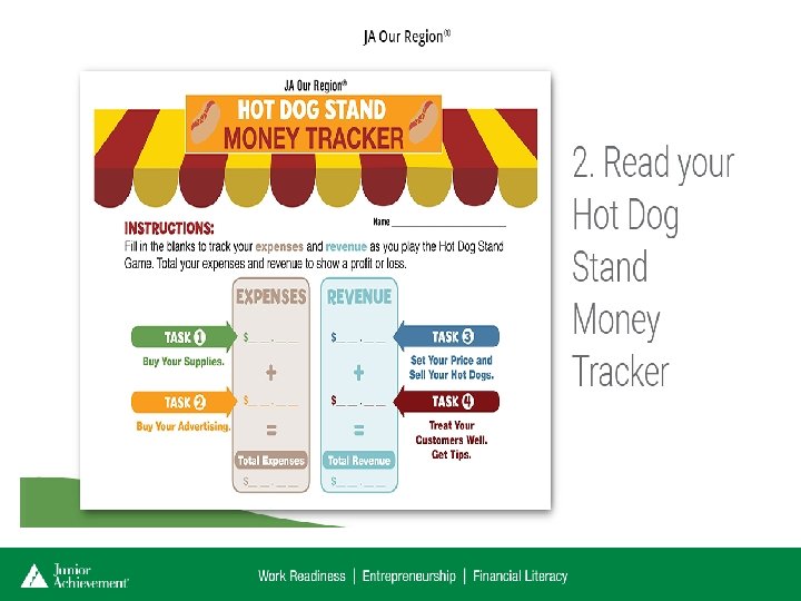 JA Our Region 4 th Grade Volunteers Name