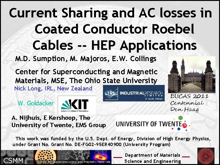Current Sharing and AC losses in Coated Conductor
