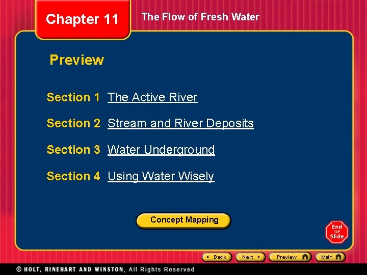 Chapter 11 The Flow of Fresh Water Preview