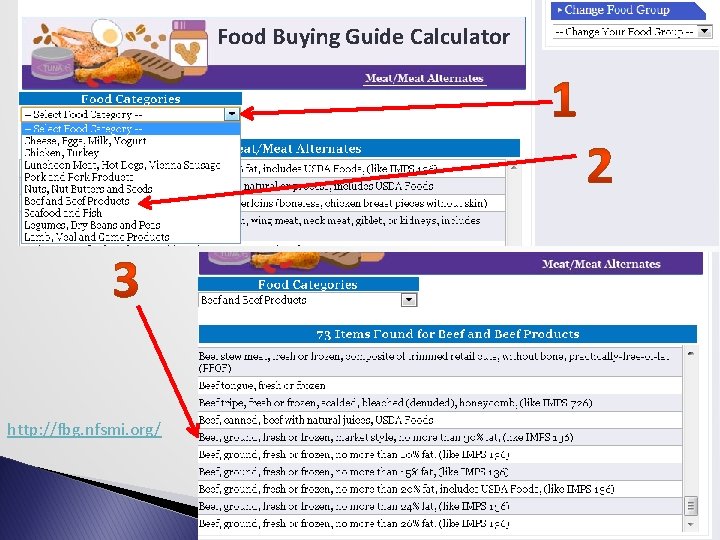 Food Buying Guide FBG for Child Nutrition Programs