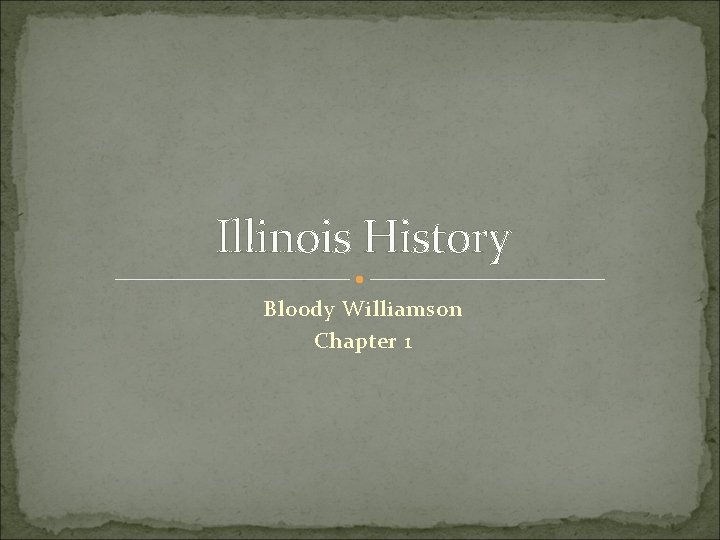 Bloody Williamson Ch 1 4 Answers Illinois History