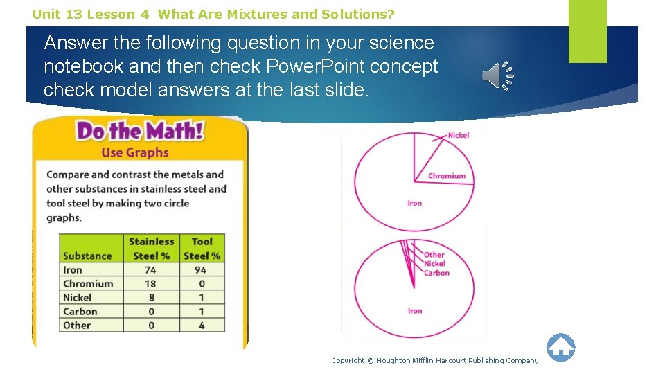 Unit 13 Lesson 4 What Are Mixtures and