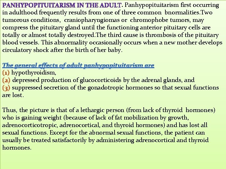 Pituitary Hormones and Their Control by the Hypothalamus