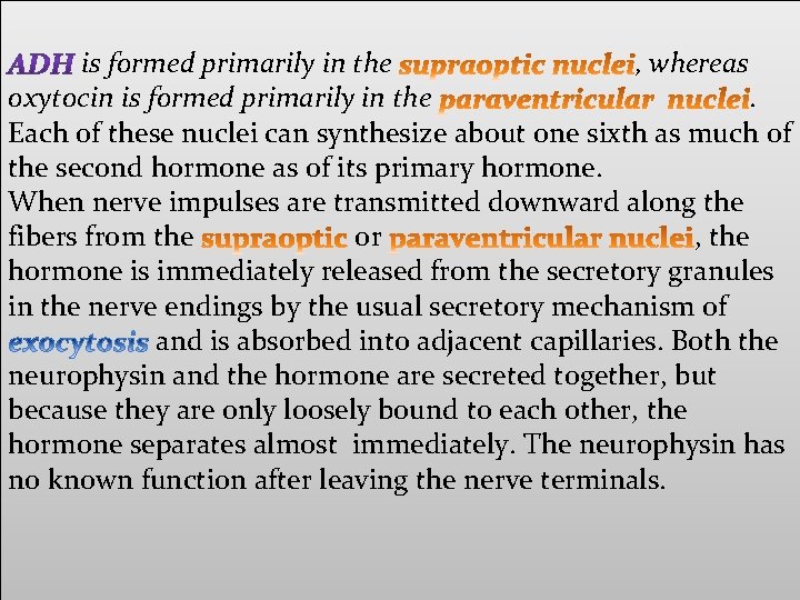 Pituitary Hormones and Their Control by the Hypothalamus