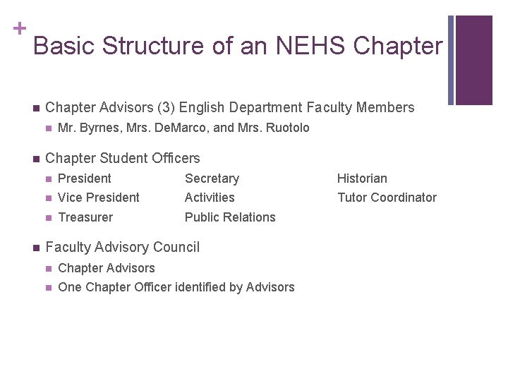 Welcome National English Honors Society GENERAL INFORMATION MEETING