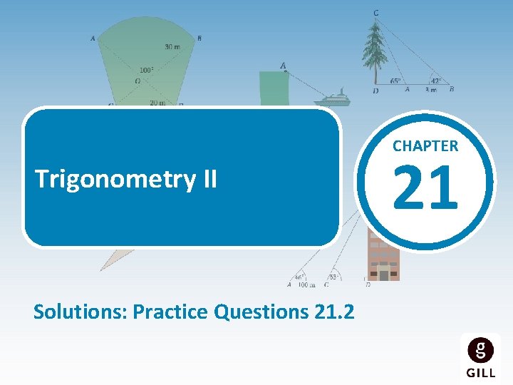 CHAPTER Trigonometry II Solutions Practice Questions 21 2