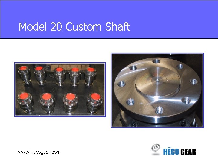 Heco Application Examples Distributor Training Session Application Examples