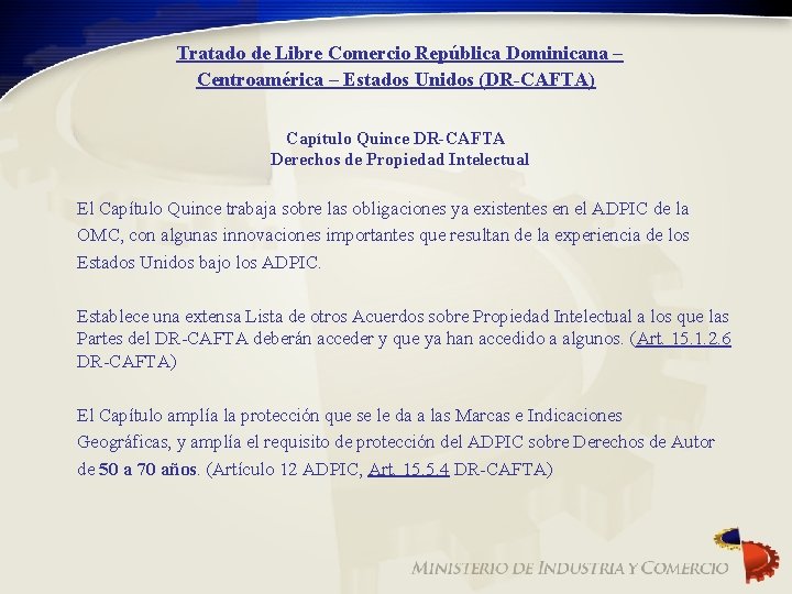 Aspectos Generales de los Tratados de Libre Comercio