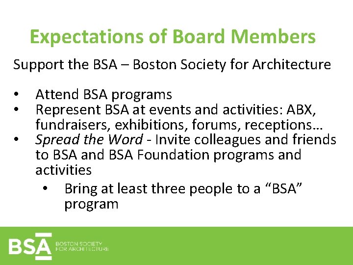 Introduction to the 2020 BSAs Board of Directors