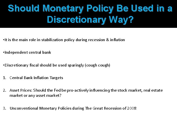 Module 35 History and Alternative Views of Macroeconomics