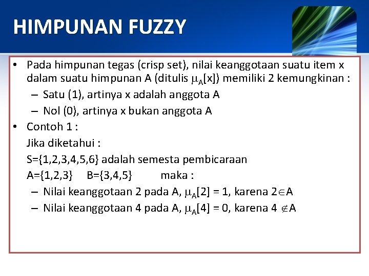 Pertemuan 10 LOGIKA FUZZY Betha Nurina Sari M