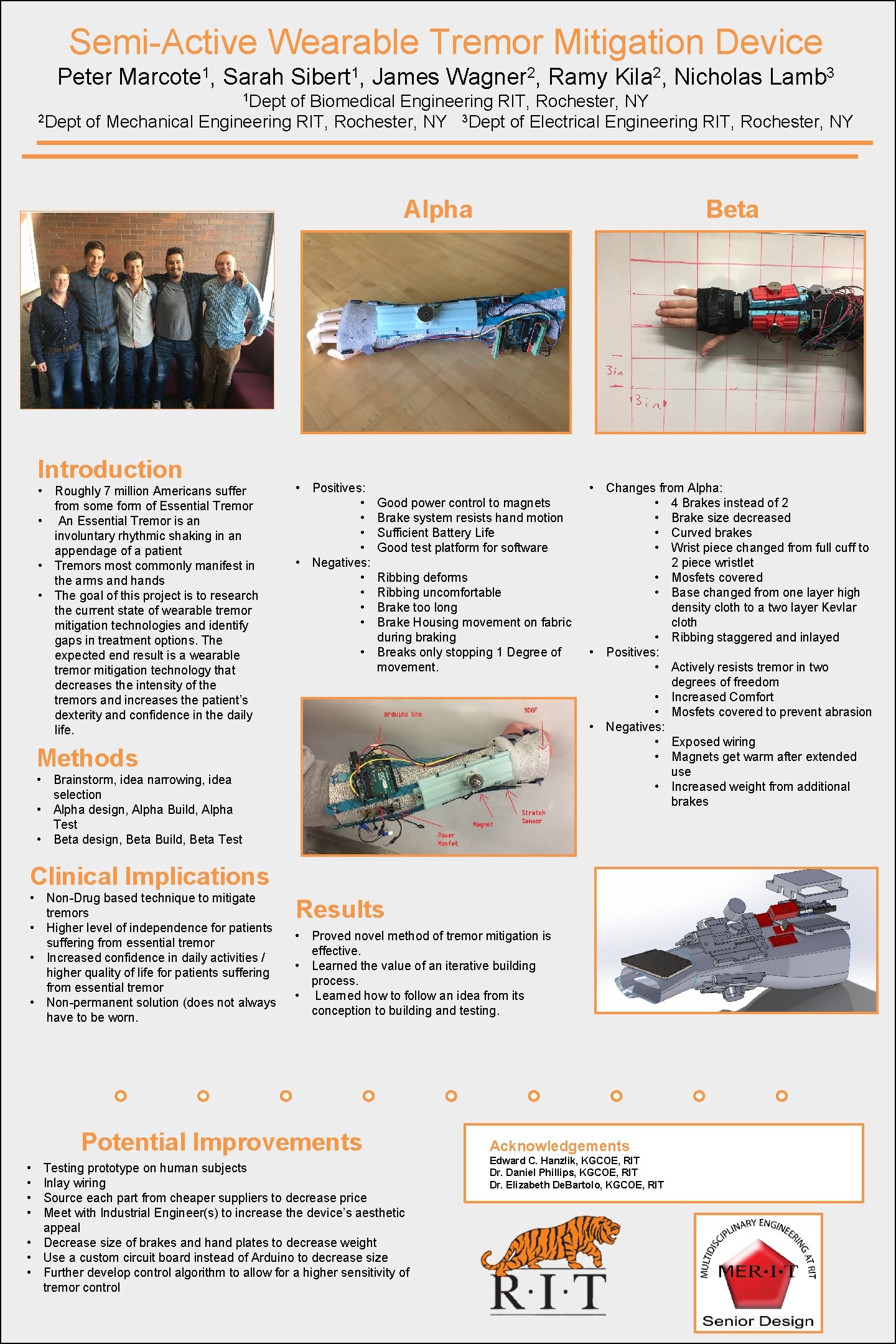 SemiActive Wearable Tremor Mitigation Device Peter Marcote 1