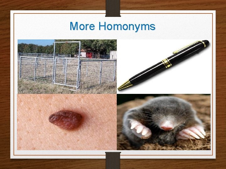 CHAPTER 9 SEMANTICS Why is 6 afraid of