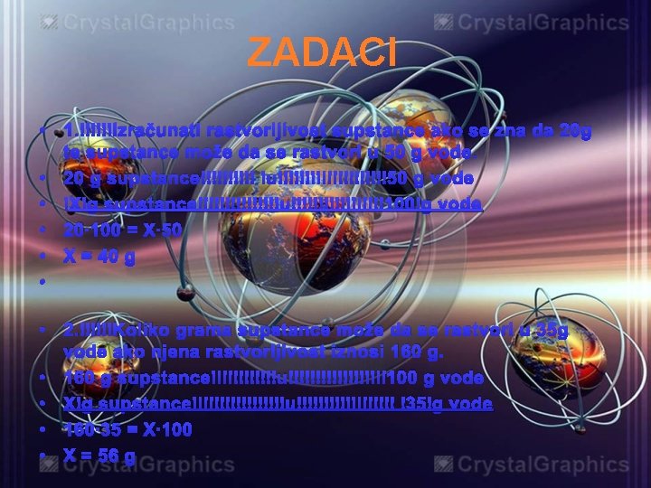 RASTVORI I RASTVORLJIVOST UVOD Rastvor je homogena smea