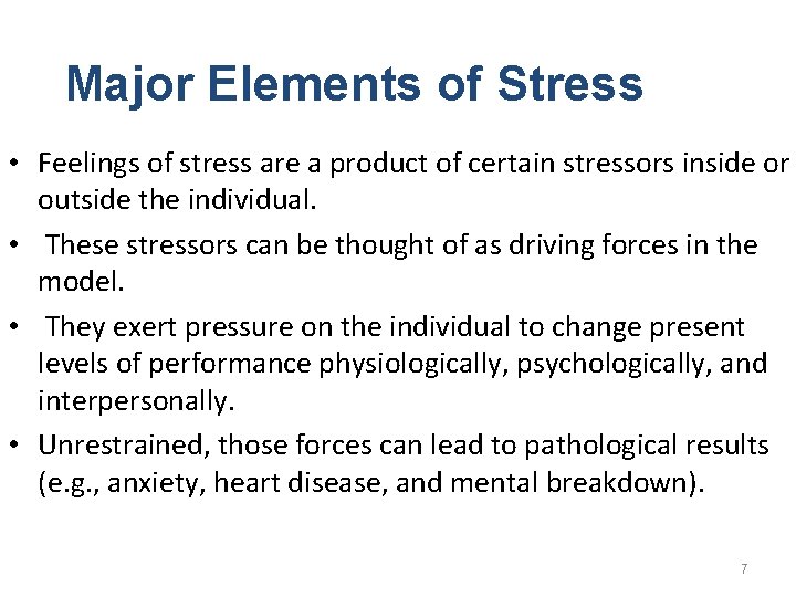 Developing Management Skills Chapter 2 Managing Stress and