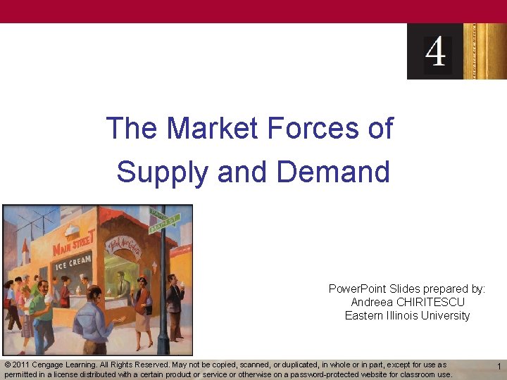 The Market Forces of Supply and Demand Power