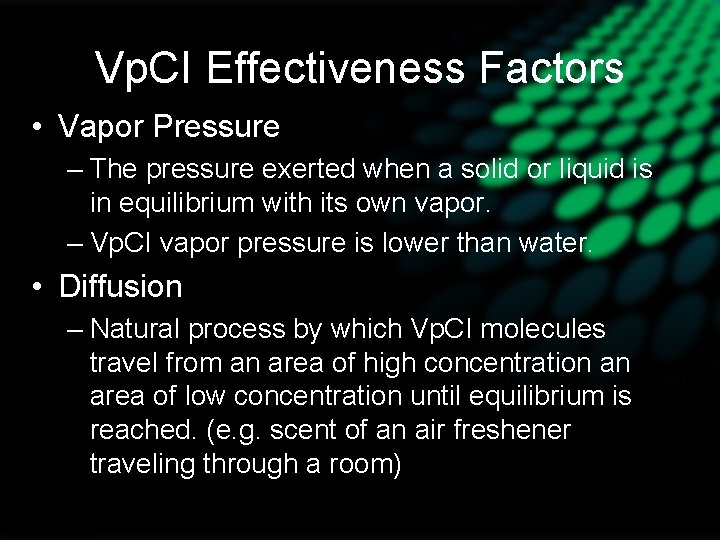 Vapor Corrosion Inhibitors in Fire Suppression Systems TEG