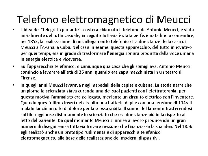 L invenzione del telefono by Matteo Magnaguagno Alcuni