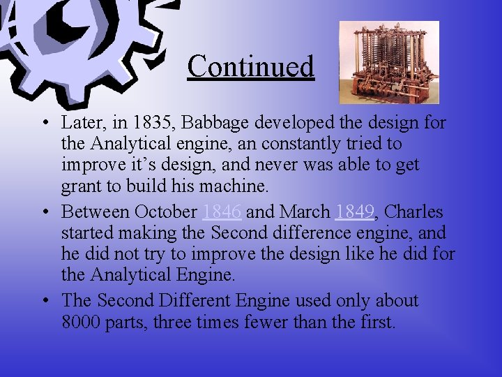 Charles Babbage December 26 1791 October 18 1871
