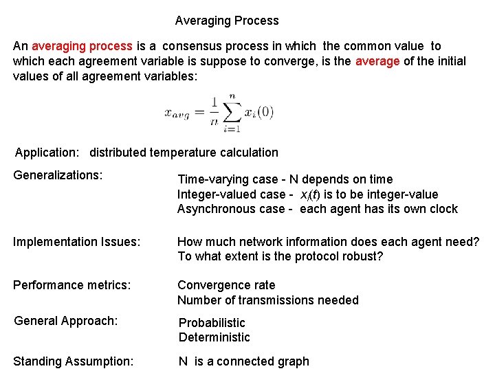 IMA Short Course Distributed Optimization and Control Distributed