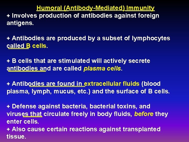 Humoral Immunity Immunoglobulin Structure and Function Dr Adel