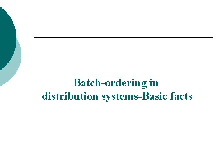 Supply Chain Operations Serial and Distribution Inventory system
