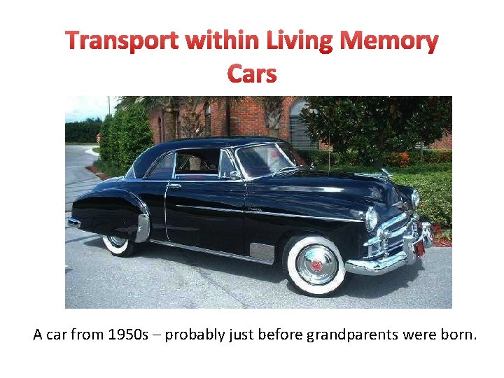 KS 1 Topic Changes within Living Memory Block