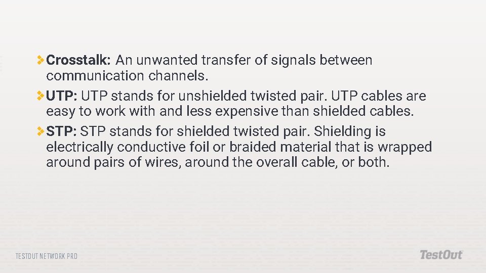 CABLES AND CONNECTORS TESTOUT NETWORK PRO Select and