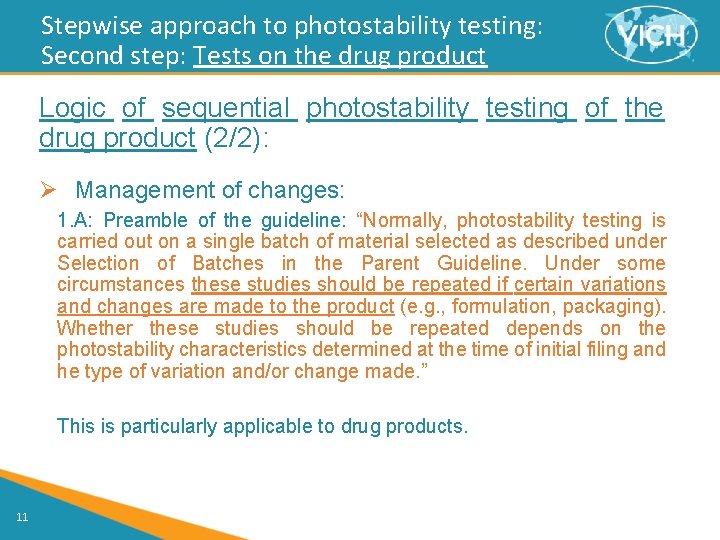 GL 5 Photostability Testing of New Veterinary Drug