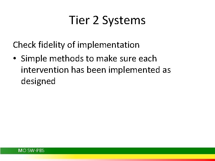 GroupBased Interventions for Tier 2 An Overview of
