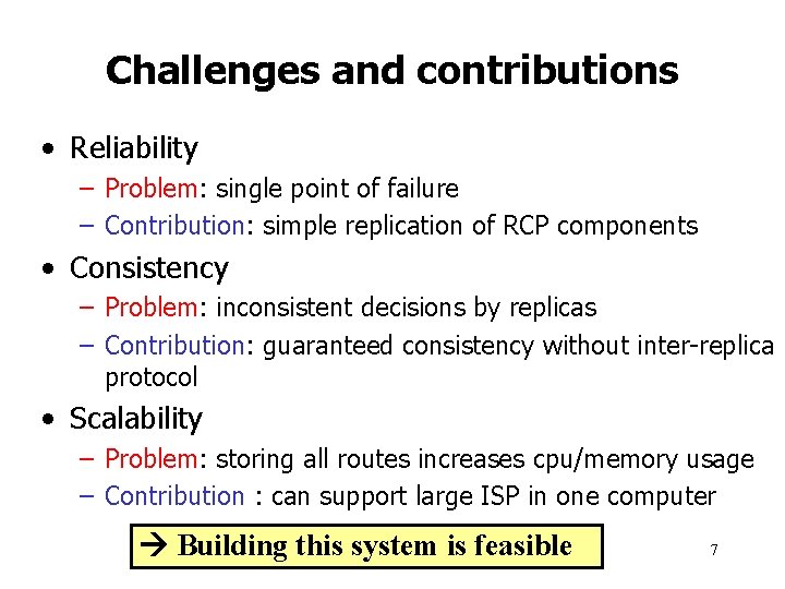 Design and implementation of a Routing Control Platform