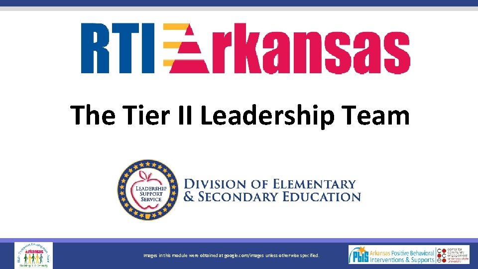 The Tier II Leadership Team Images in this